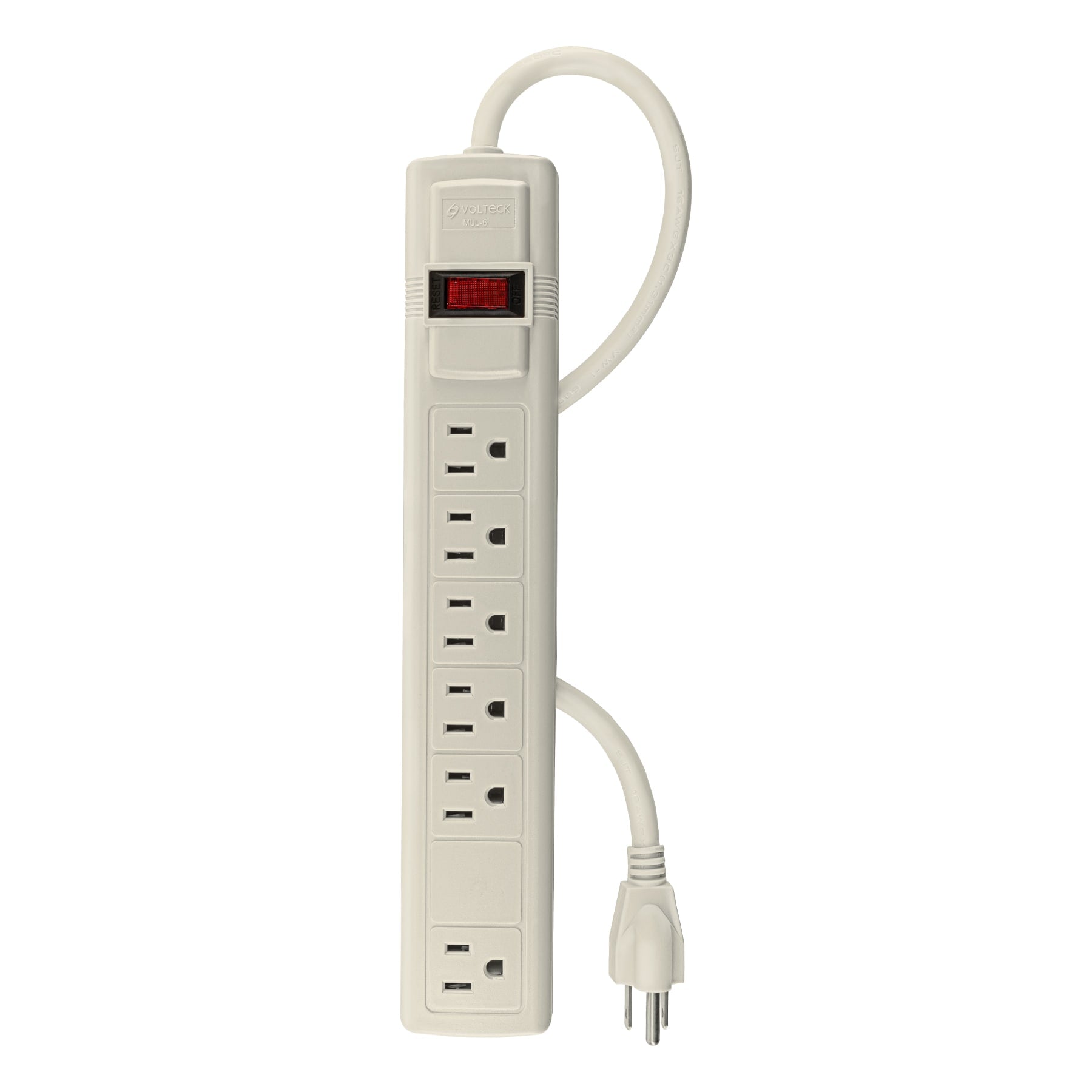 Multicontacto 16 AWG uso rudo con 6 entradas, Volteck SKU MUL-60 ...