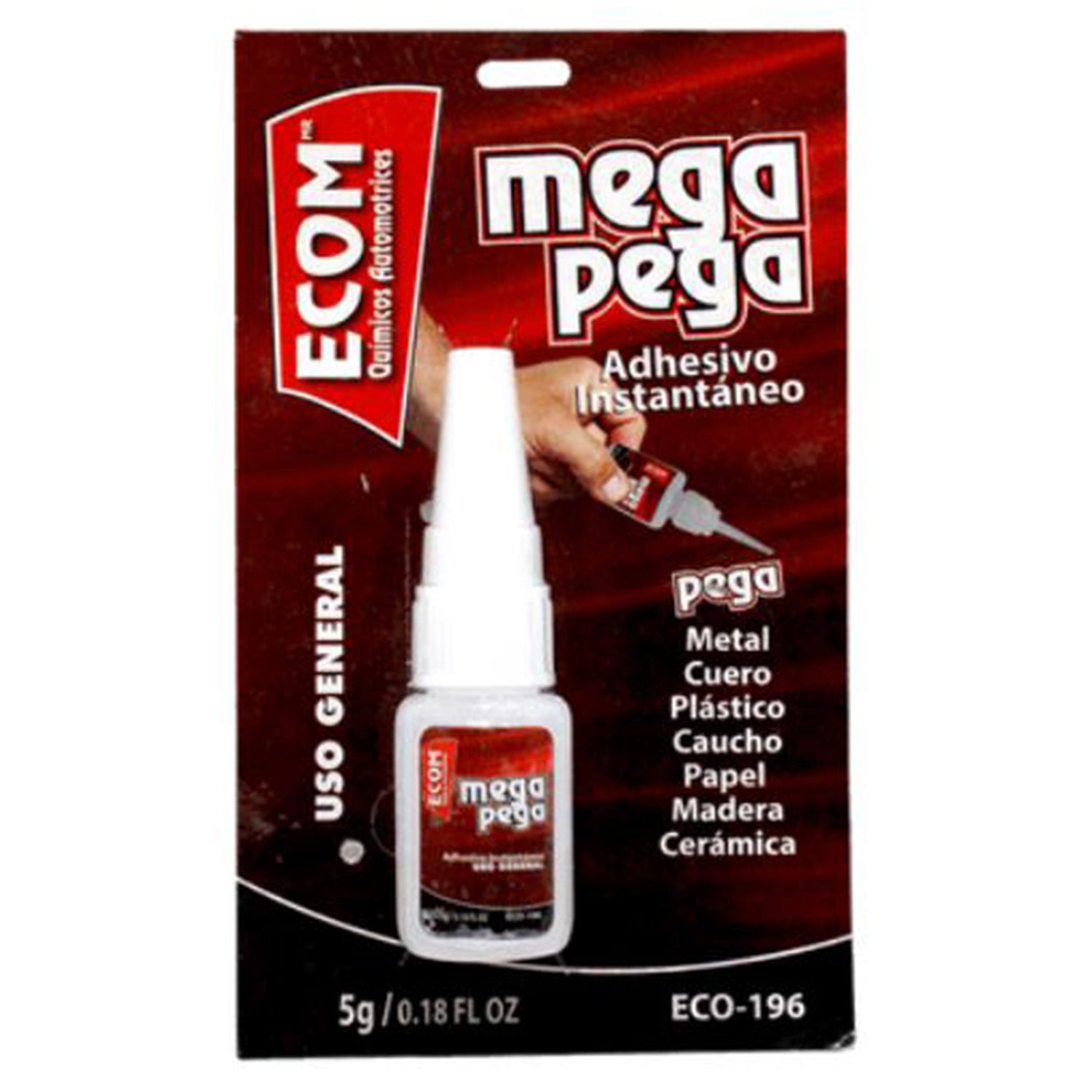 ADHESIVO MEGA PEGA 5 GRMS – Ferretera Dial